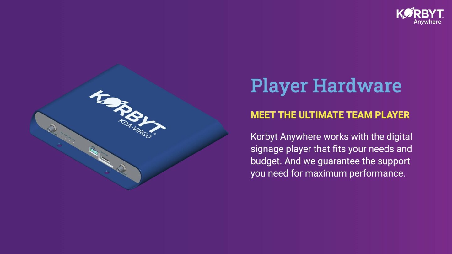 Korbyt Anywhere Desktop App Overview | Digital Signage Software ...