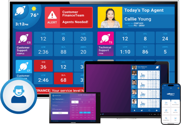 CX Agents | Digital Signage Software | Workplace Management | Korbyt