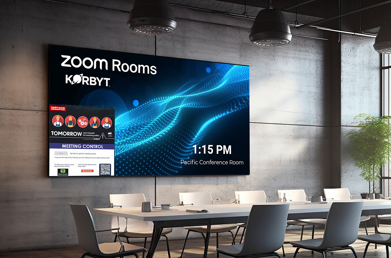 Korbyt & Zoom: Korbyt Becomes First Digital Signage ISV Partner